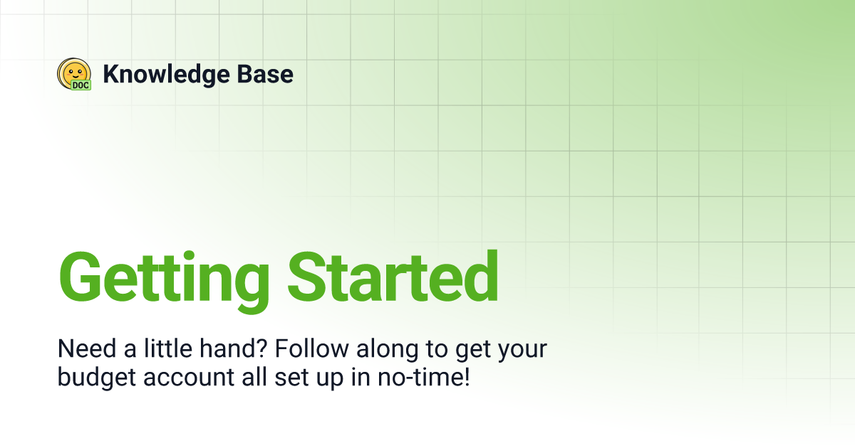 Getting Started | Knowledge Base